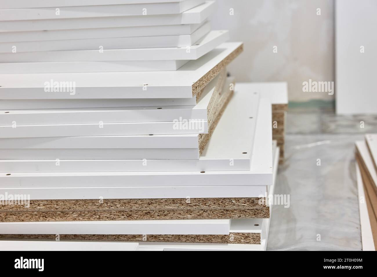 Stack particle board panels hi-res stock photography and images - Alamy
