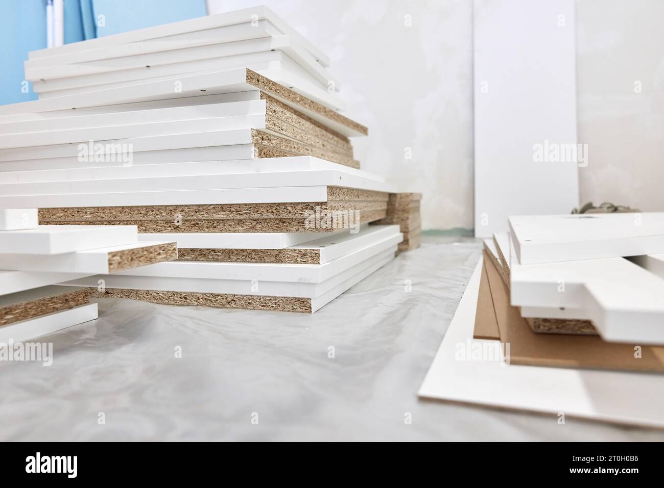 White mdf texture hi-res stock photography and images - Alamy