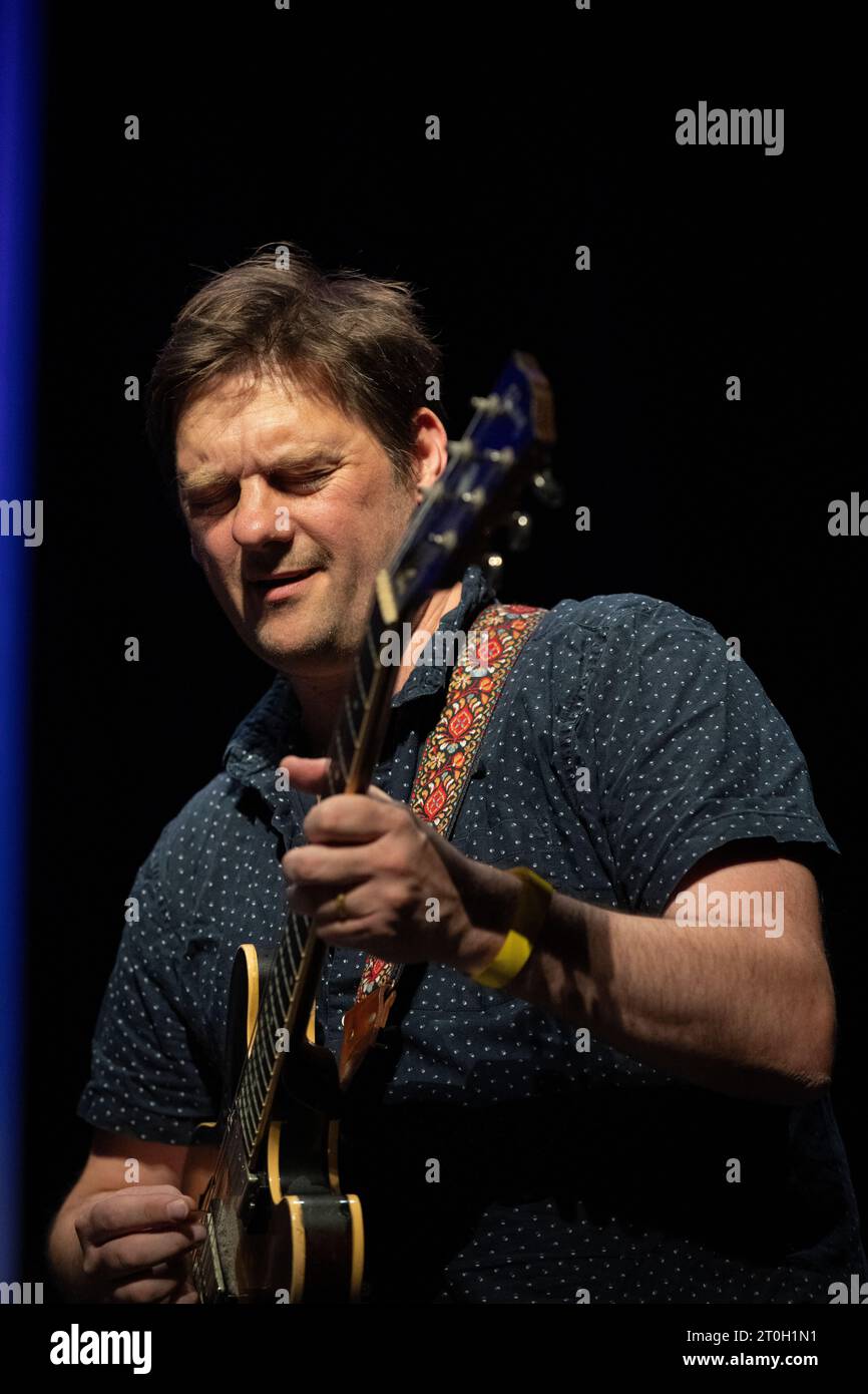 Mike Outram plays guitar with Brandon Allen Groove Band, Scarborough ...