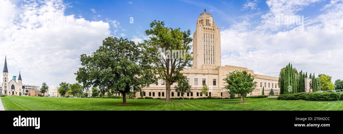 Nebraska State Capitol Building, Lincoln Stock Photo - Alamy