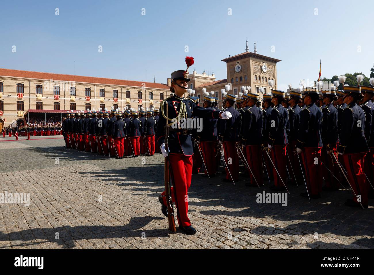 Spain's Princess Leonor, heir to the Spanish throne, takes part in a ...
