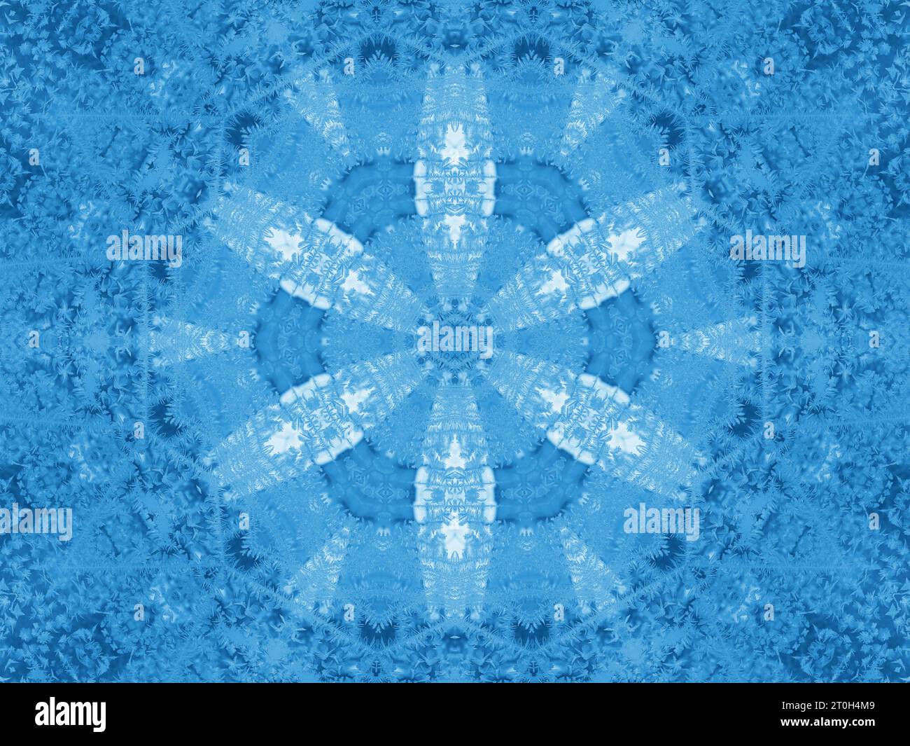 Background with concentric abstract ice pattern Stock Photo - Alamy