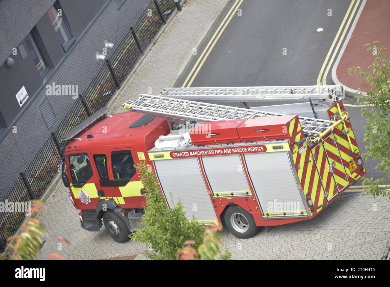 Greater Manchester Fire and Rescue sent two fire engines on Saturday ...