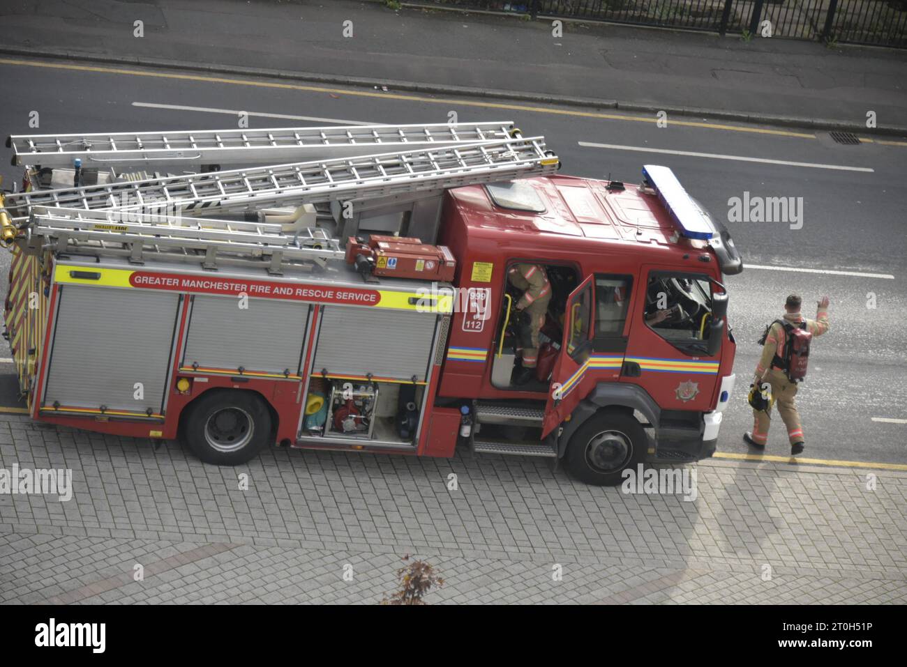 Greater Manchester Fire and Rescue sent two fire engines on Saturday ...