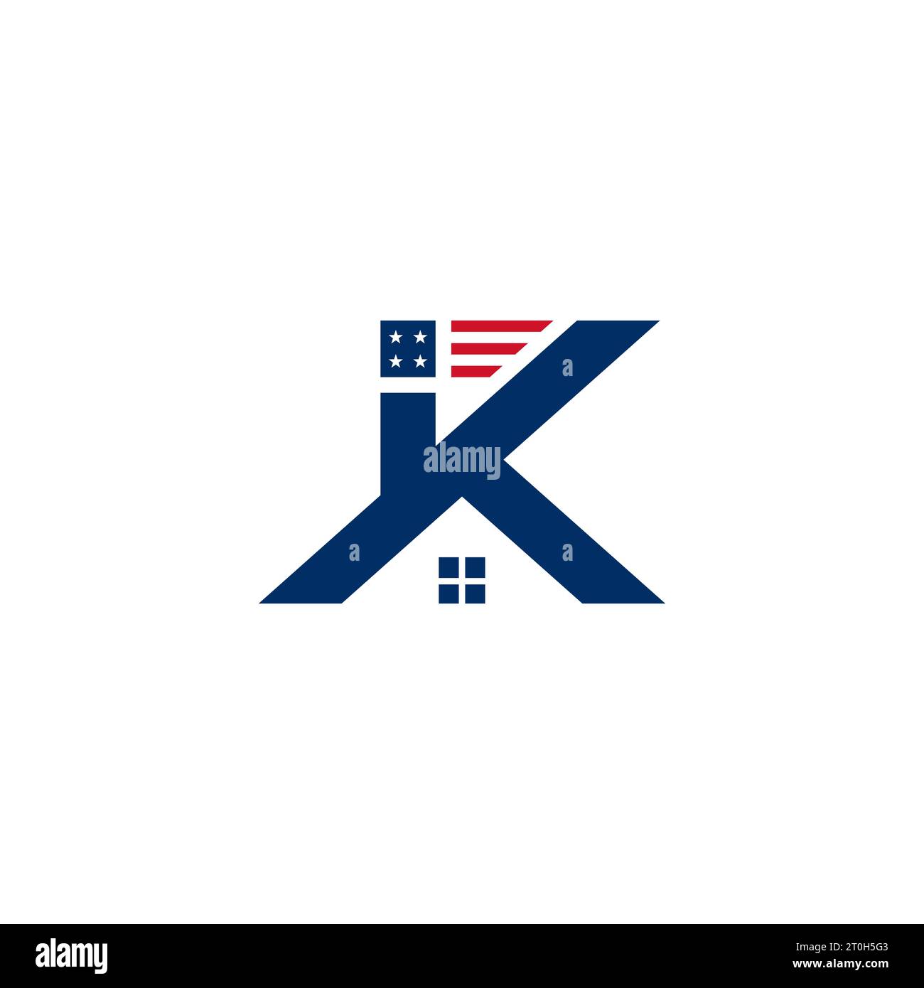 Letter K home logo, Letter K house logo, Letter K real estate logo ...