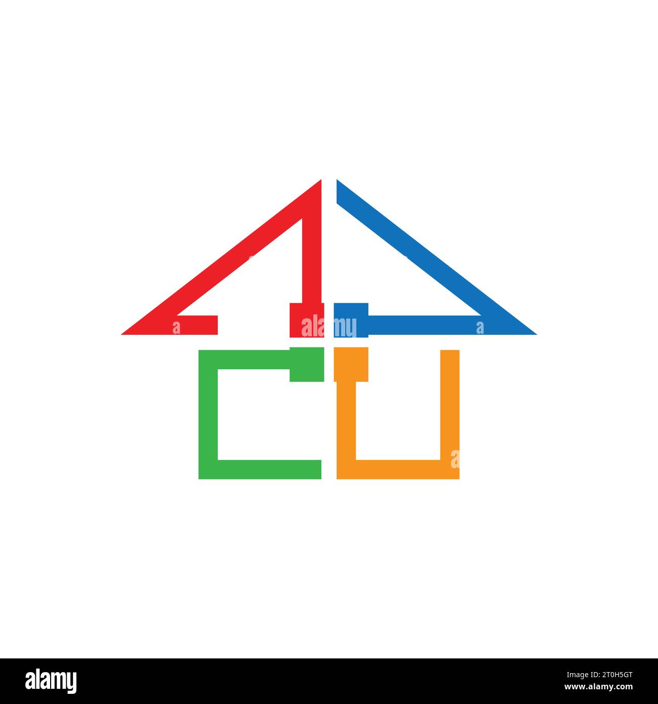 Smart house logo simple Stock Vector Images - Alamy