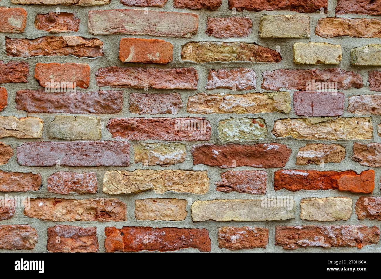 Grunge brick wall of an ancient Venetian building for your background ...
