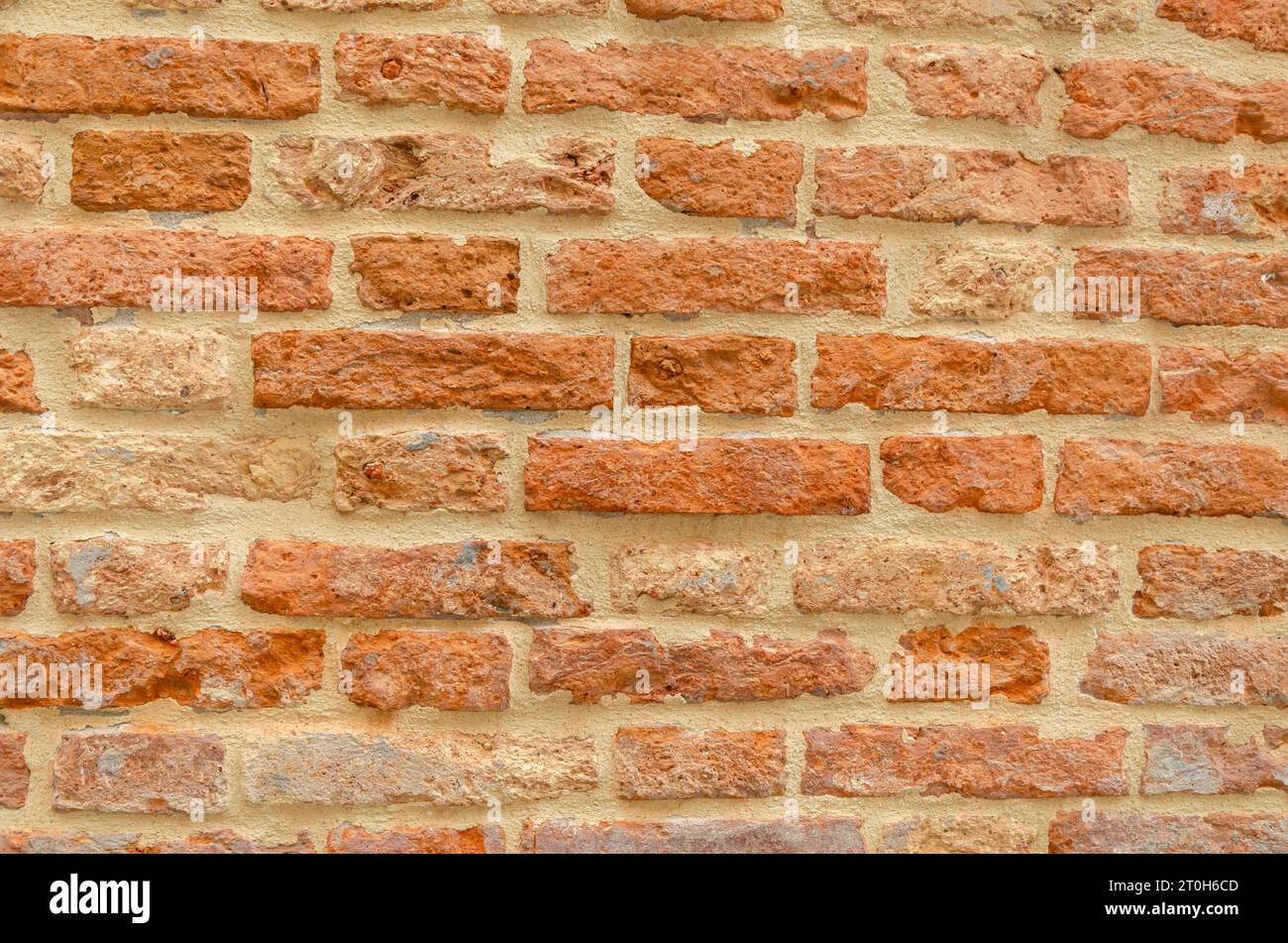 Grunge brick wall of an ancient Venetian building for your background ...