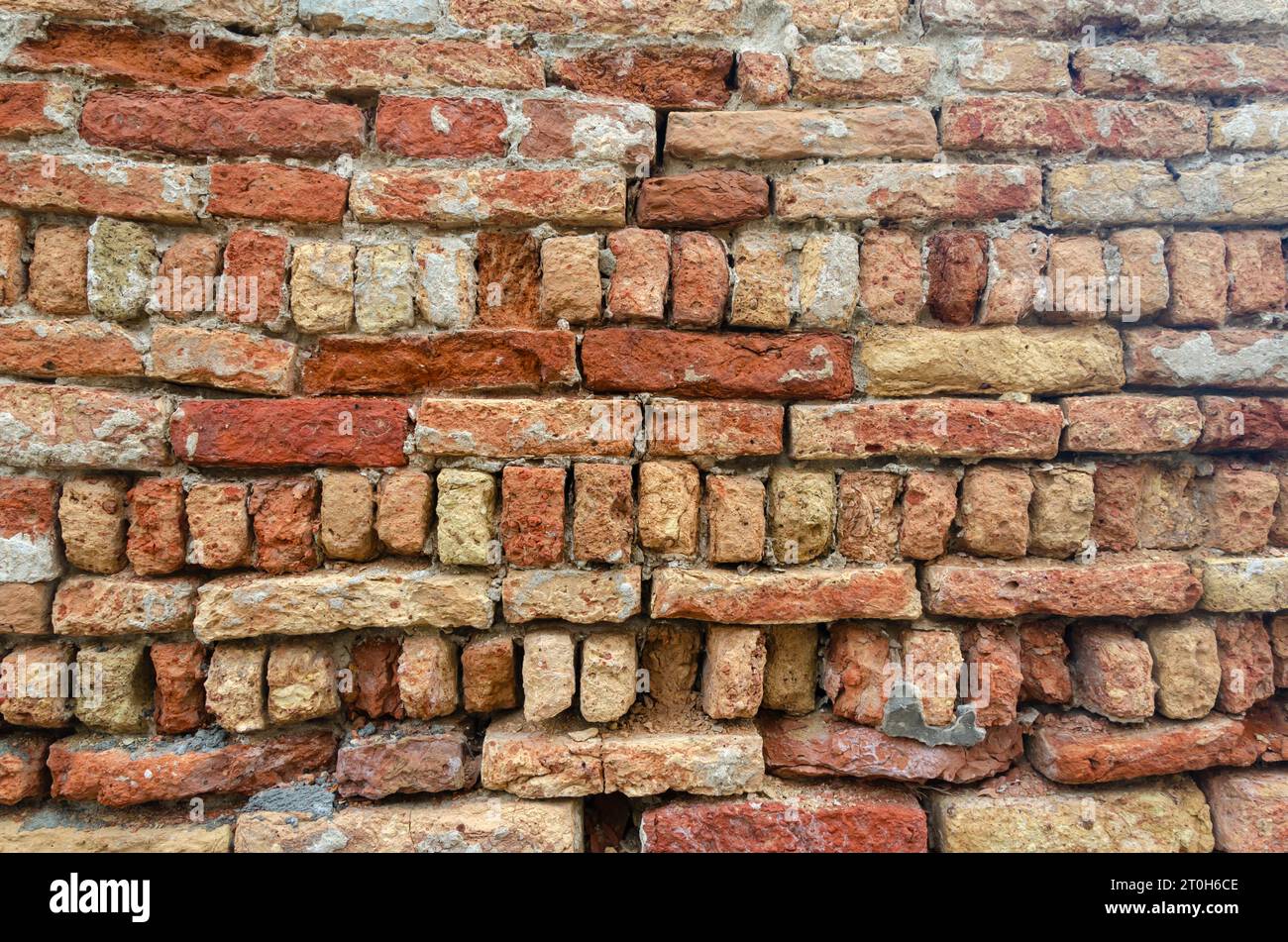 Grunge brick wall of an ancient Venetian building for your background ...