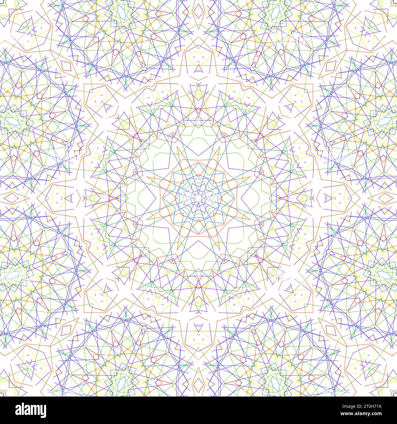 Colorful dotted geometric pattern Cut Out Stock Images & Pictures - Alamy