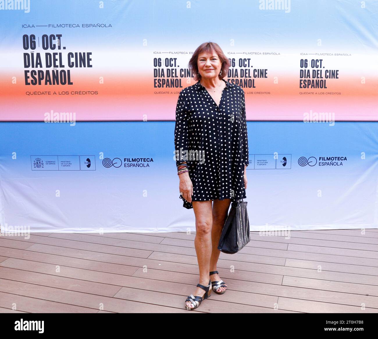 Madrid, Spain. 06th Oct, 2023. Paca Gabaldon attends Filmoteca Española ...