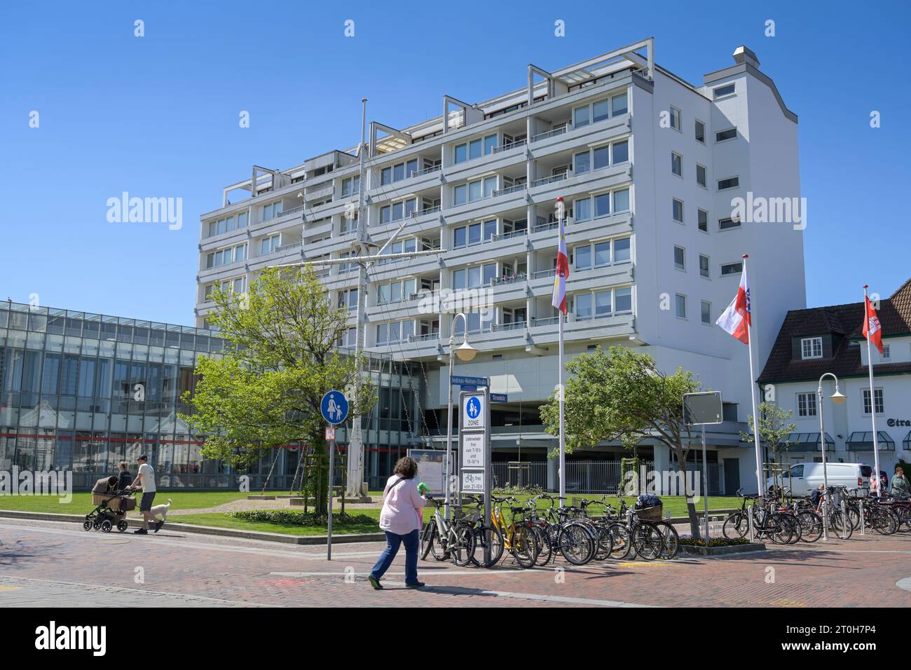 Wohnhaus, Plattenbau, Appartements, Andrea-Nielsen-Straße, Westerland ...