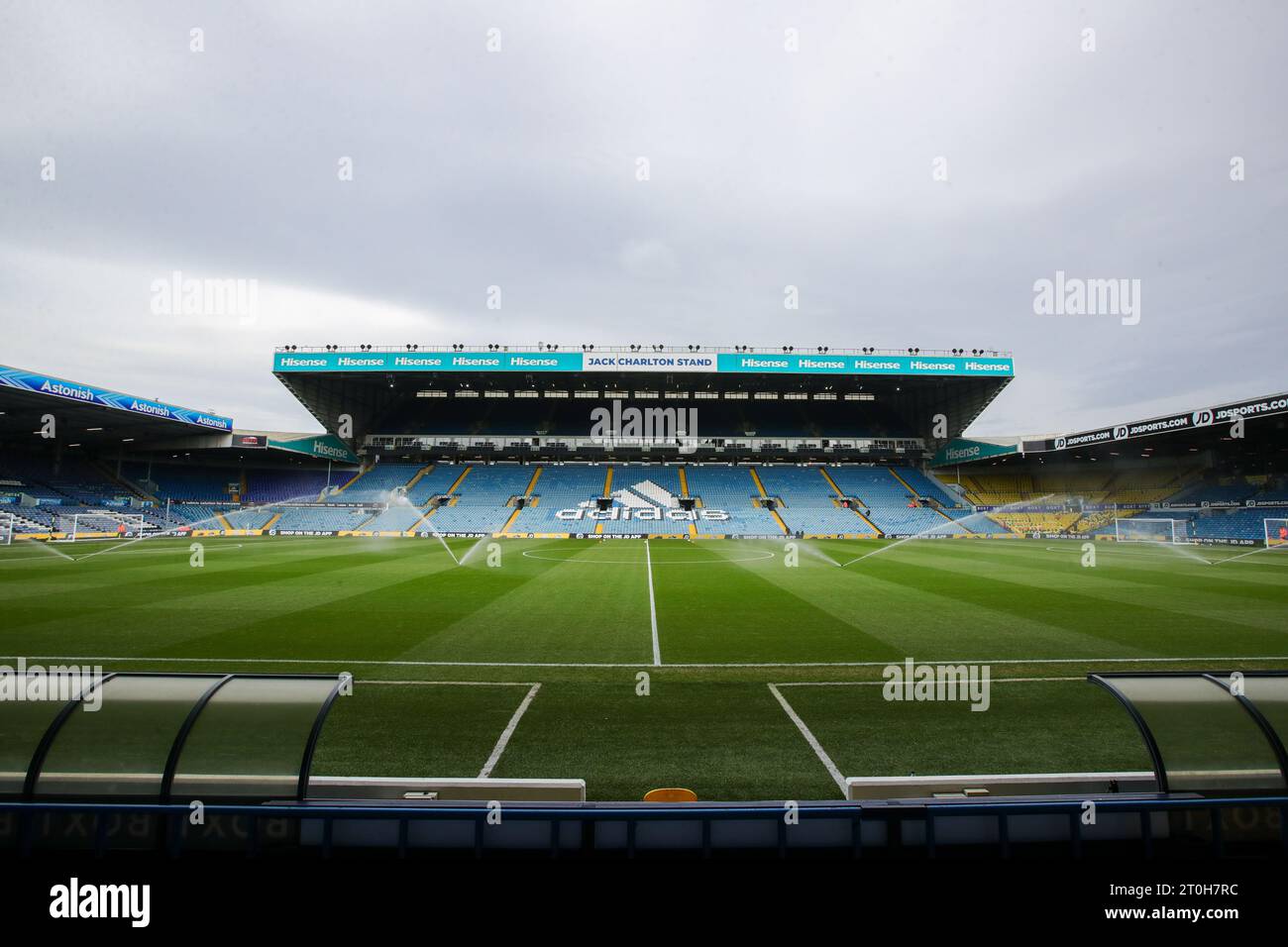 Leeds, UK. 07th Oct, 2023. A general view inside Elland Road Stadium ...