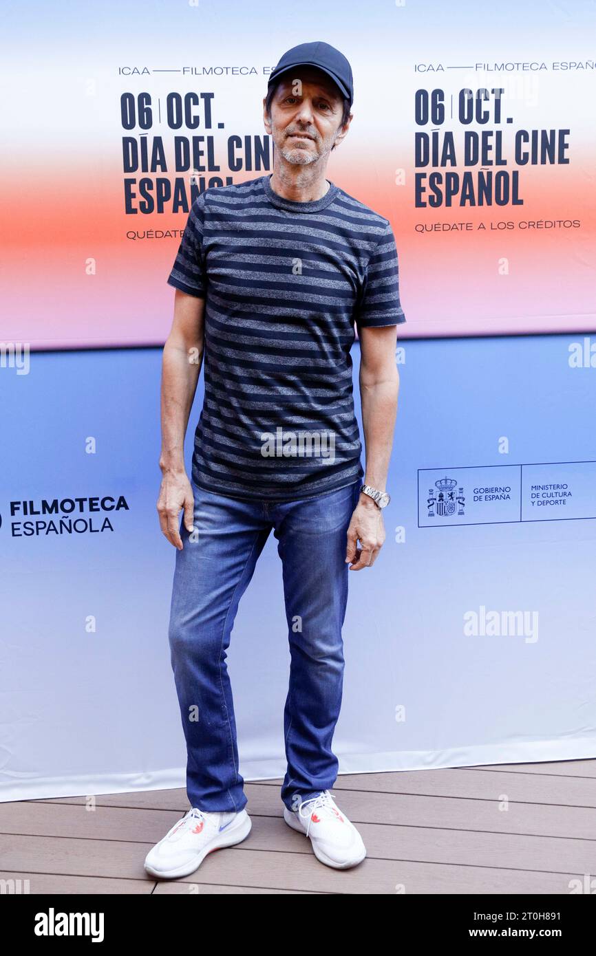Madrid, Spain. 06th Oct, 2023. Alejo Stivel attends Filmoteca Española ...
