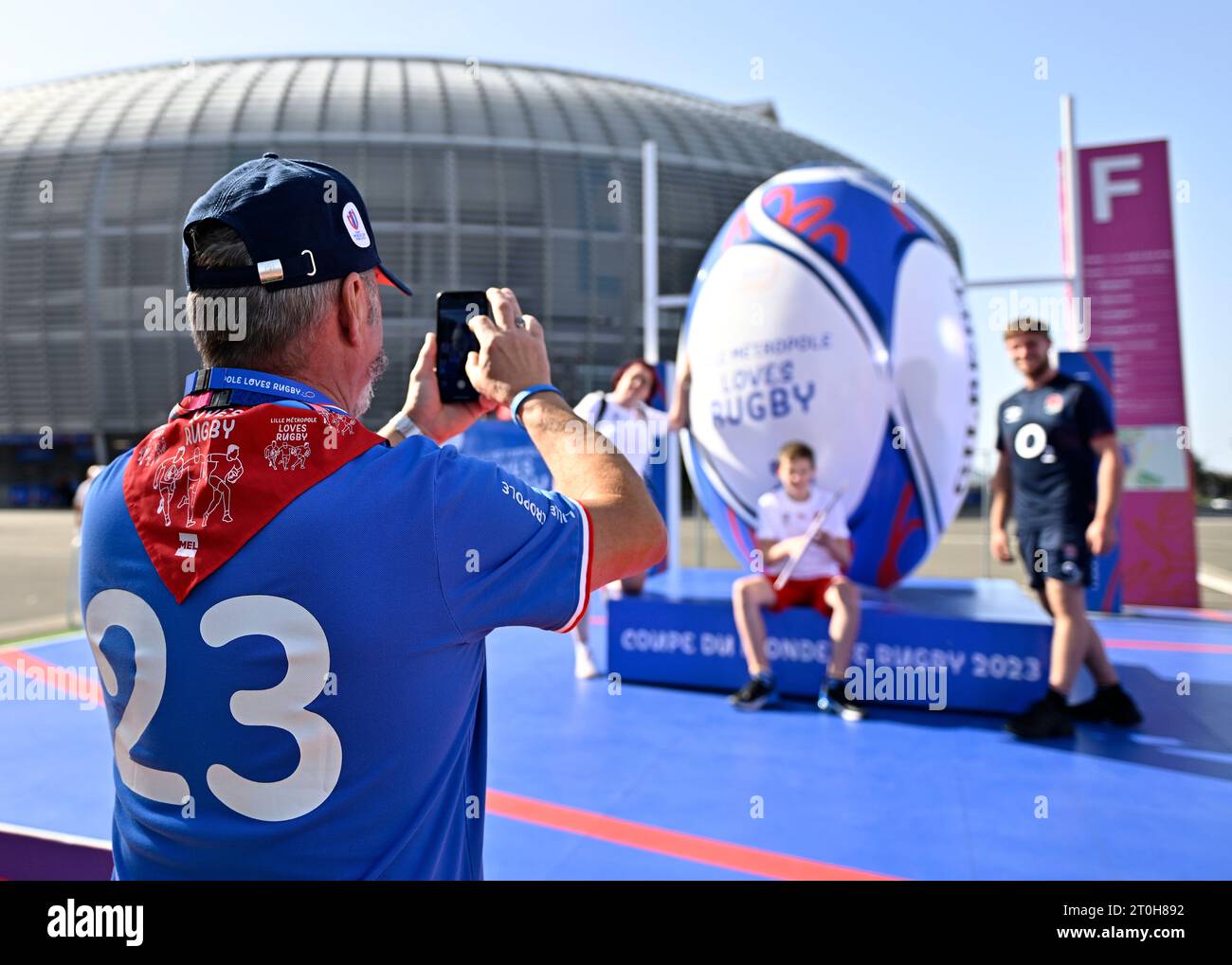 Lille, France. 07th Oct, 2023. England V Samoa Rugby World Cup pool D ...