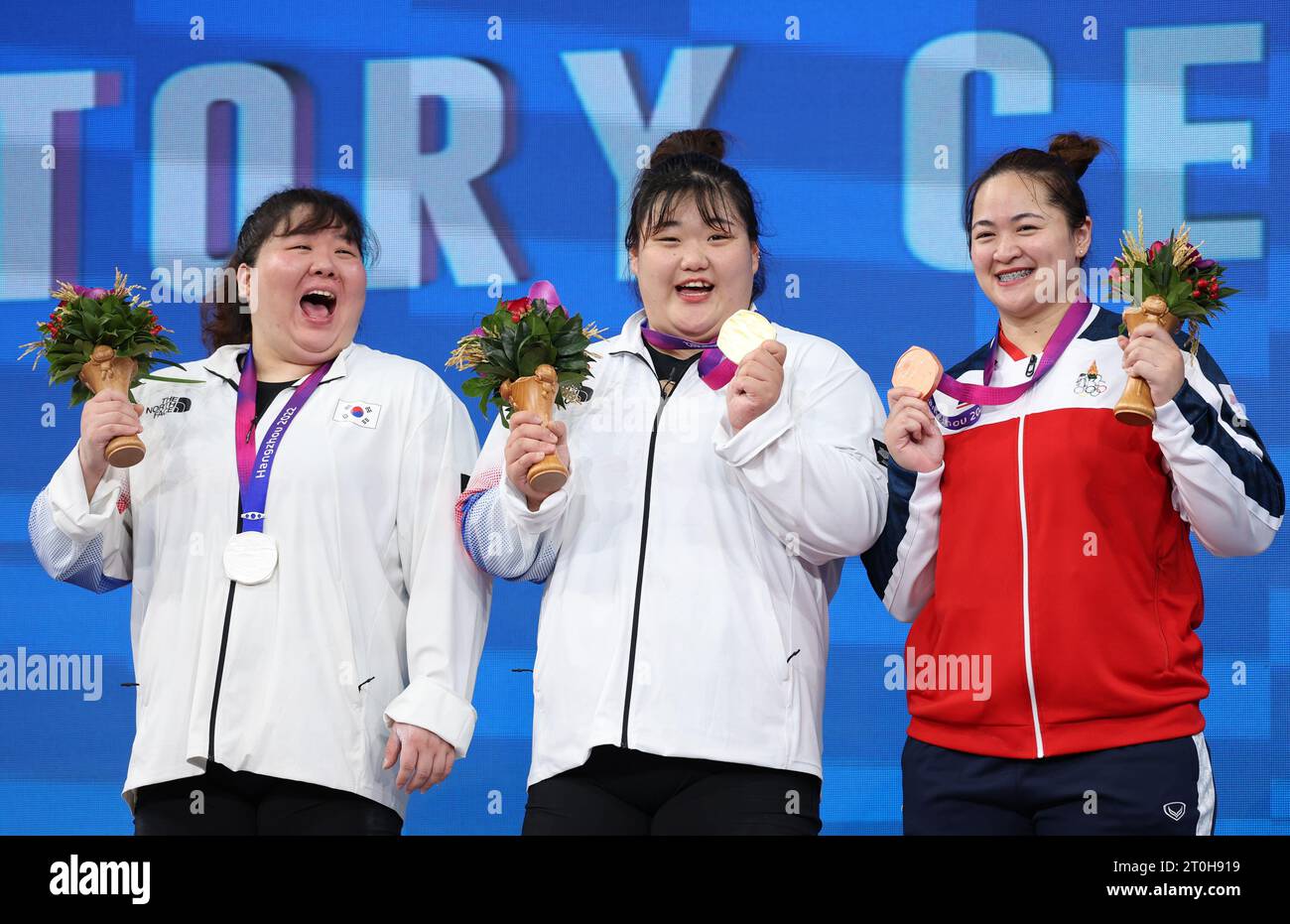 Hangzhou, China's Zhejiang Province. 7th Oct, 2023. Gold Medalist Park ...