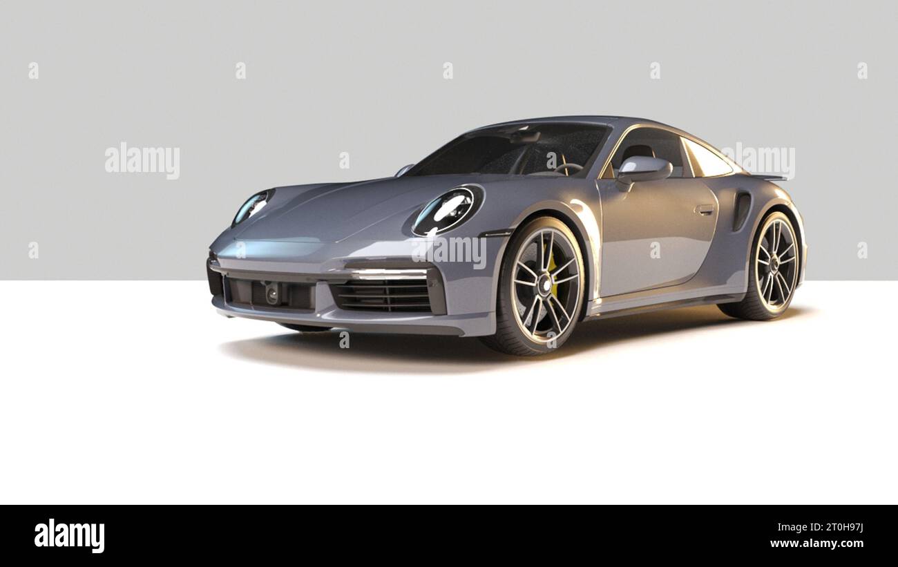 The luxury car fleet consists of generic, unbranded designs. Isolated ...