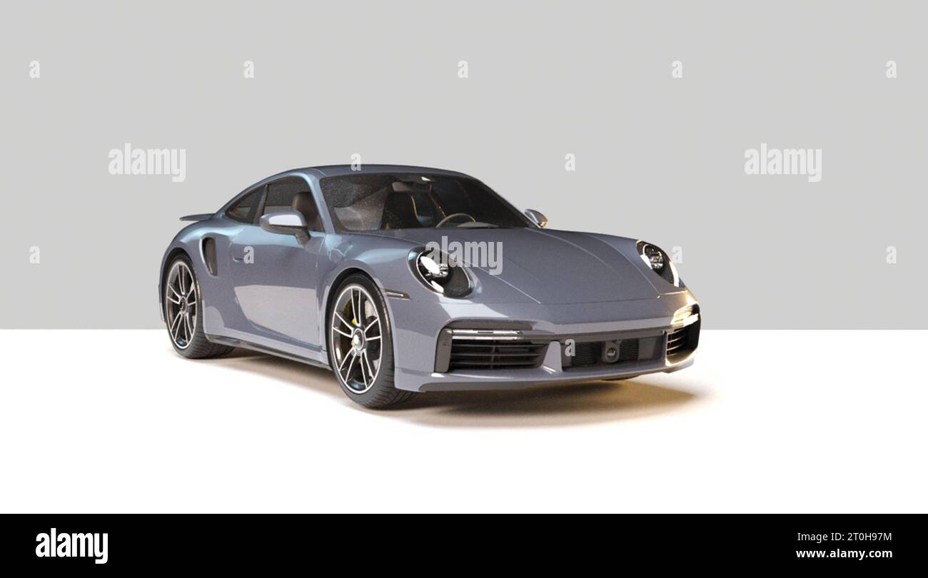 The luxury car fleet consists of generic, unbranded designs. Isolated ...