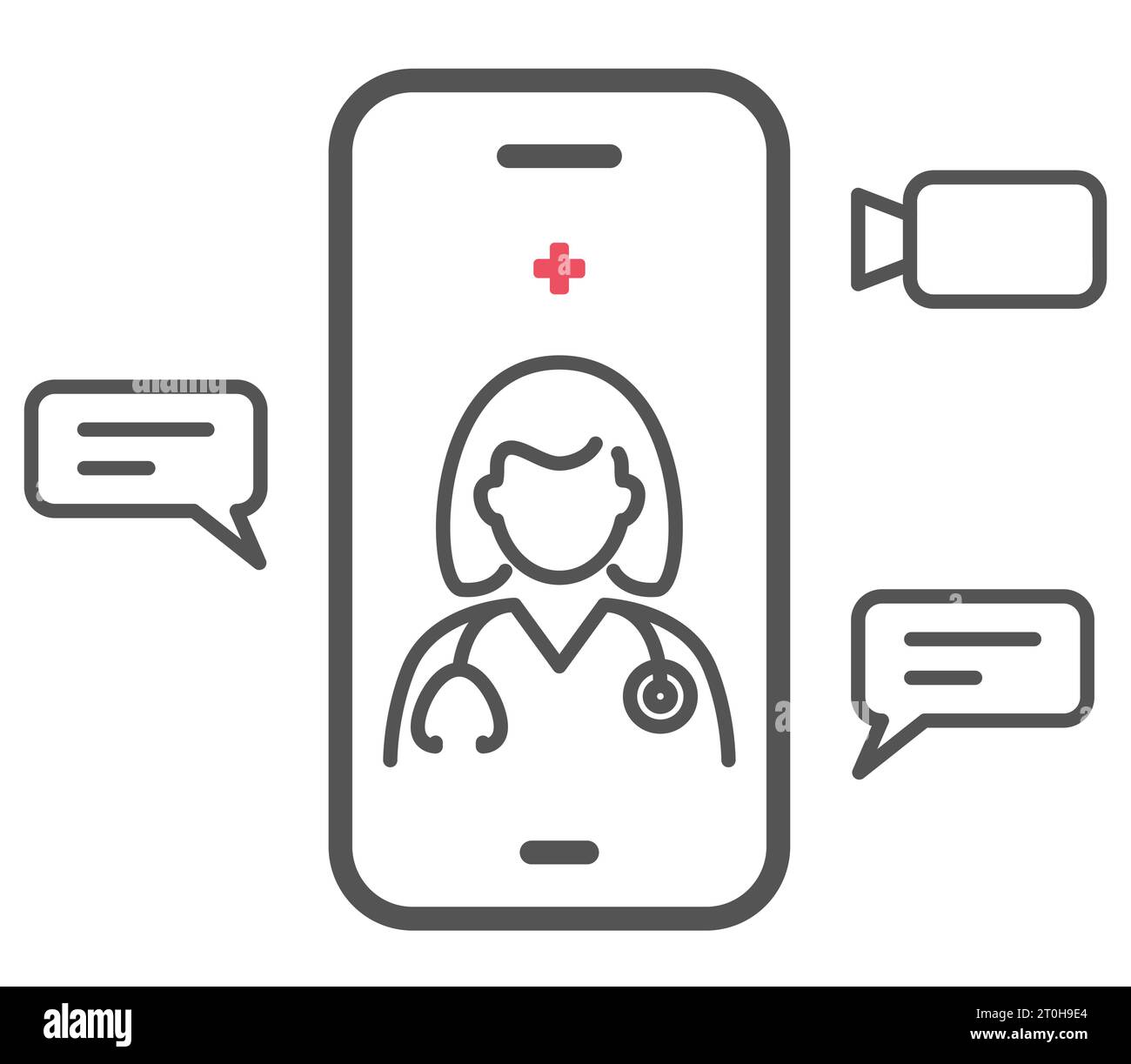 Online consultation with doctor, telemedicine, online therapy and ...