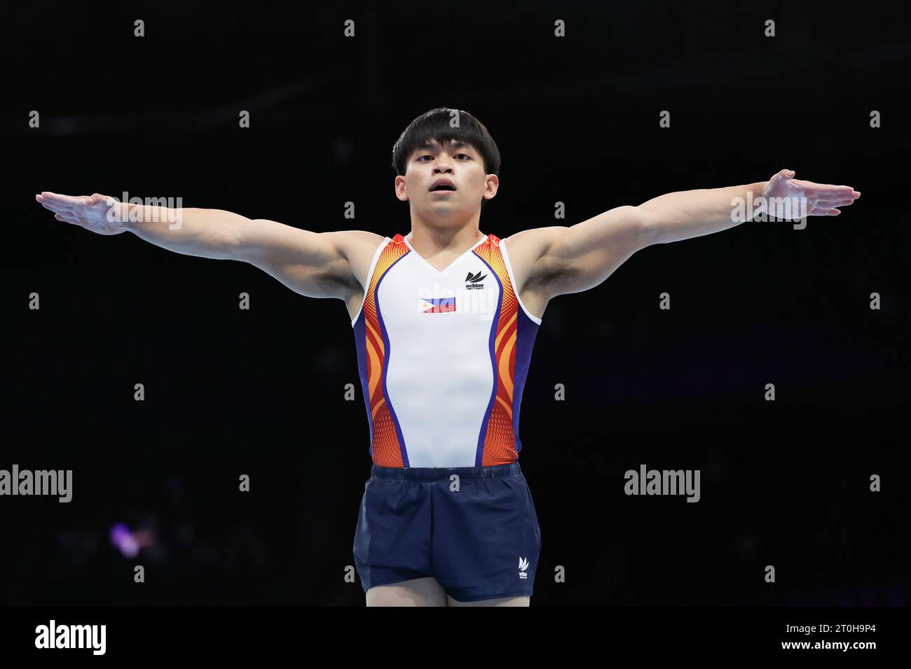 Philippines' Carlos Edriel Yulo competes on the floor during the ...