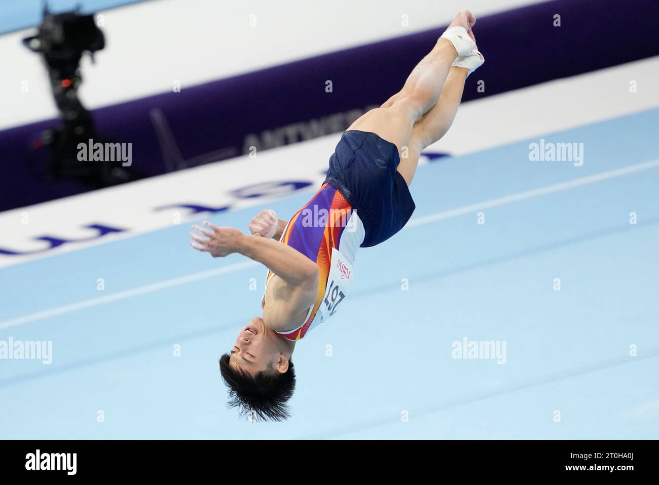 Philippines' Carlos Edriel Yulo competes on the floor during the ...