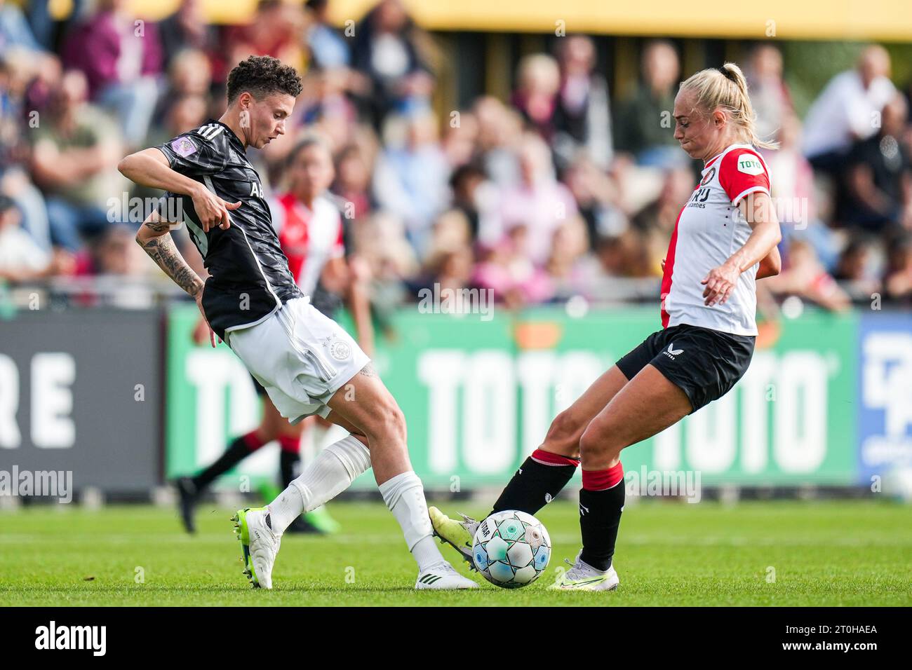 Rotterdam, Netherlands. 07th Oct, 2023. Rotterdam - Kay-Lee de Sanders ...