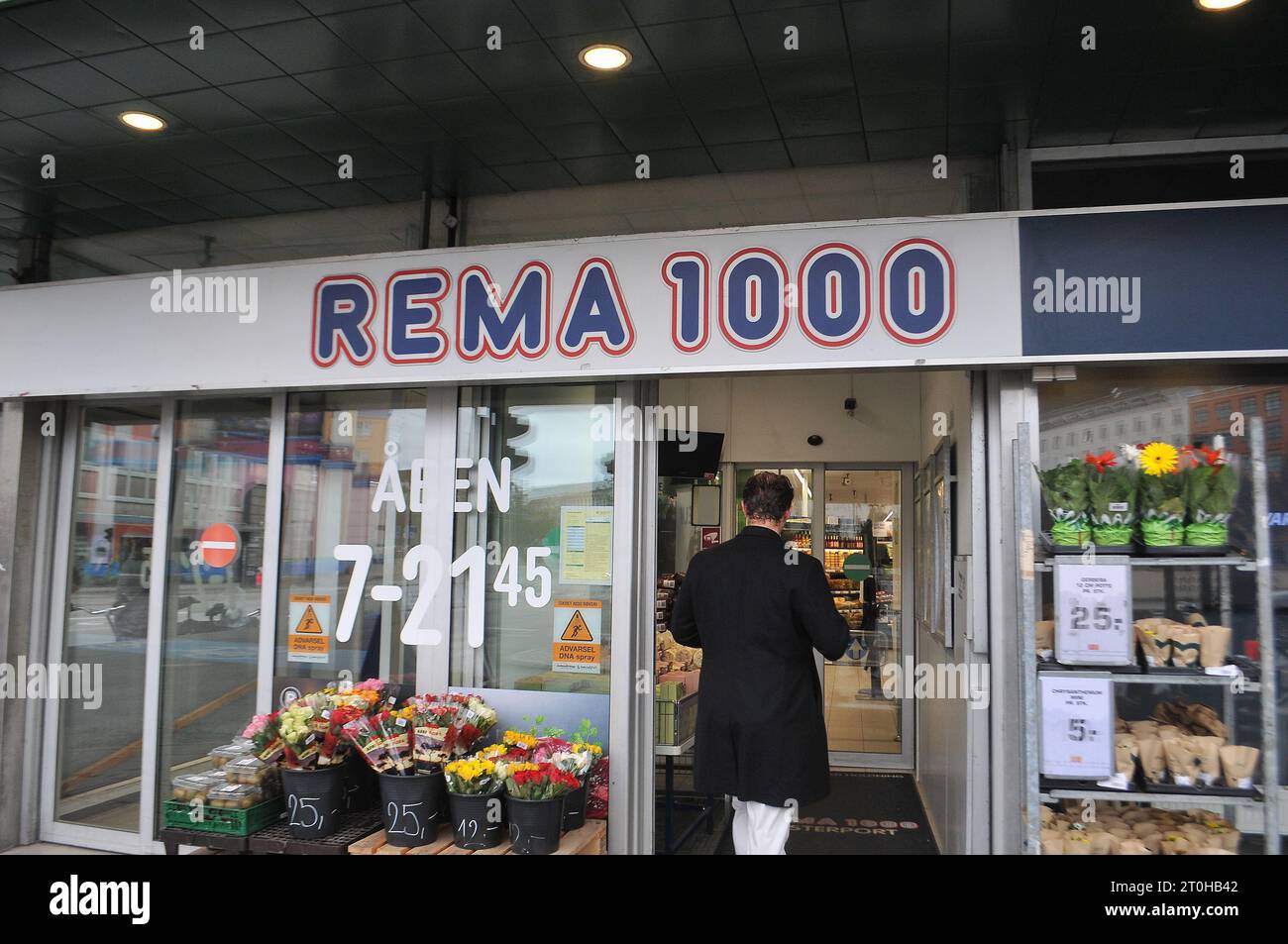 Copenhagen/Denmark/07 Oct.2023/.Rema 1000 grocery store in danish ...