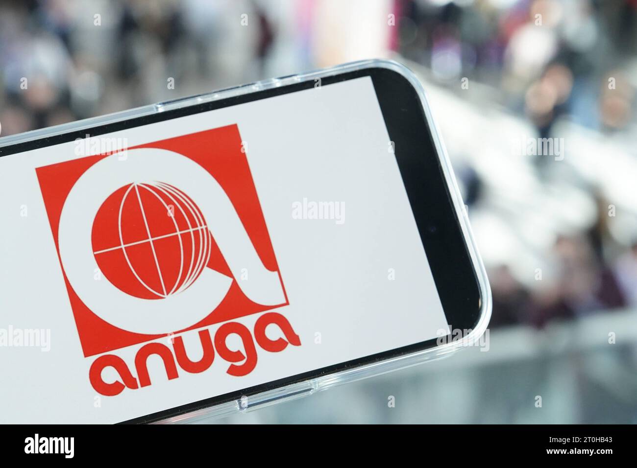 Eroeffnung Lebensmittel- und Ernaehrungsmesse ANUGA 2023 Symbolbild und Logo der ...