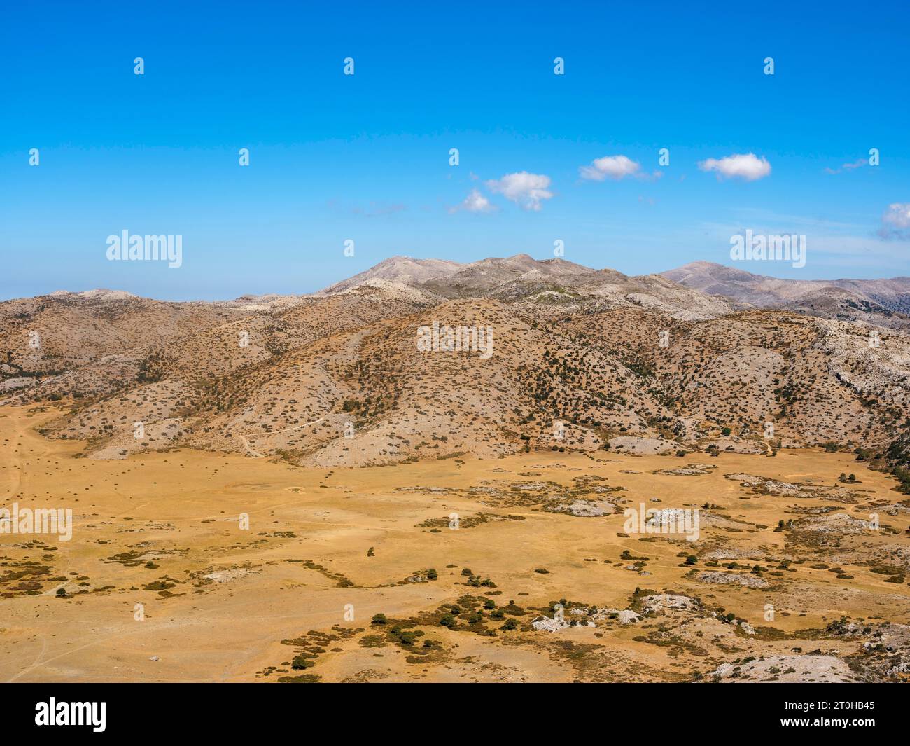Karst mountain landscape at Psiloritis, Ida Massif, Crete, Greece Stock ...
