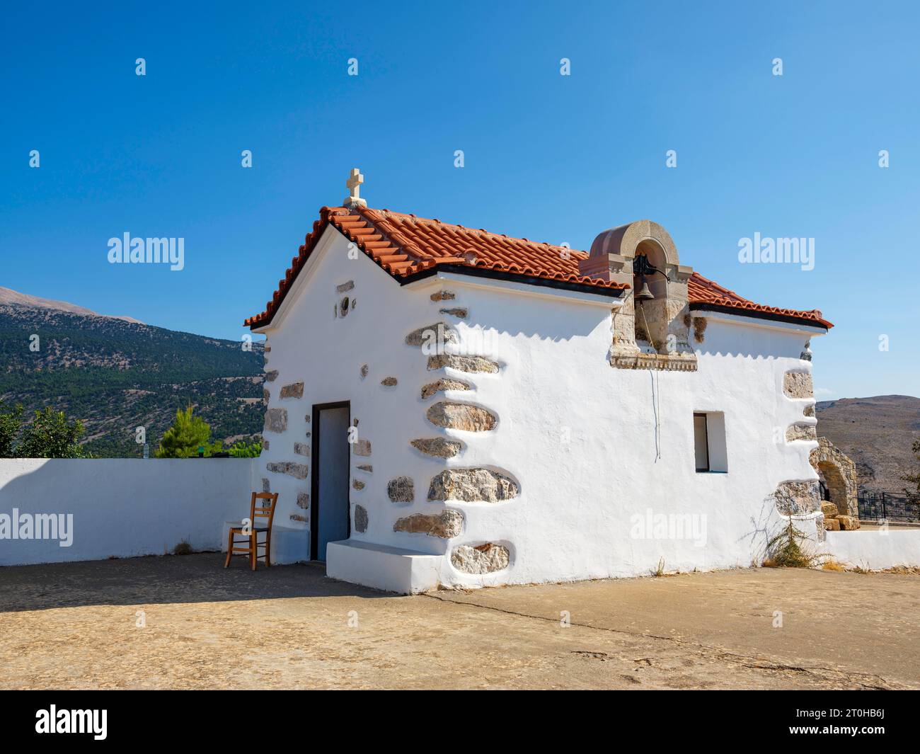 Agia Ekaterini Chapel, Anapoli, Crete, Greece Stock Photo - Alamy