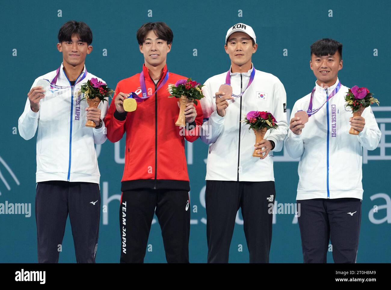Hangzhou, China's Zhejiang Province. 7th Oct, 2023. Silver Medalist ...