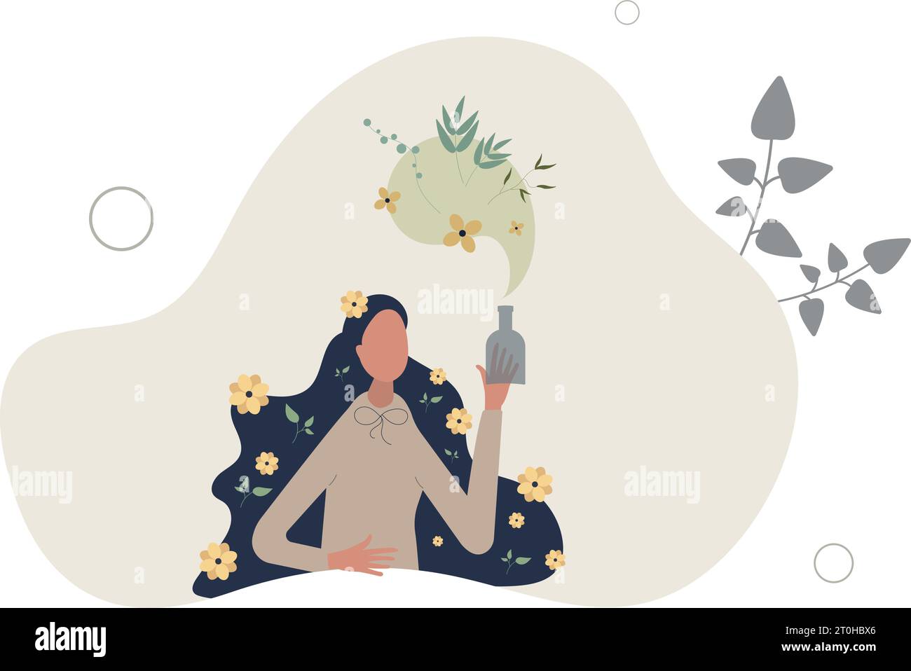 Disturbing flower Stock Vector Images - Alamy