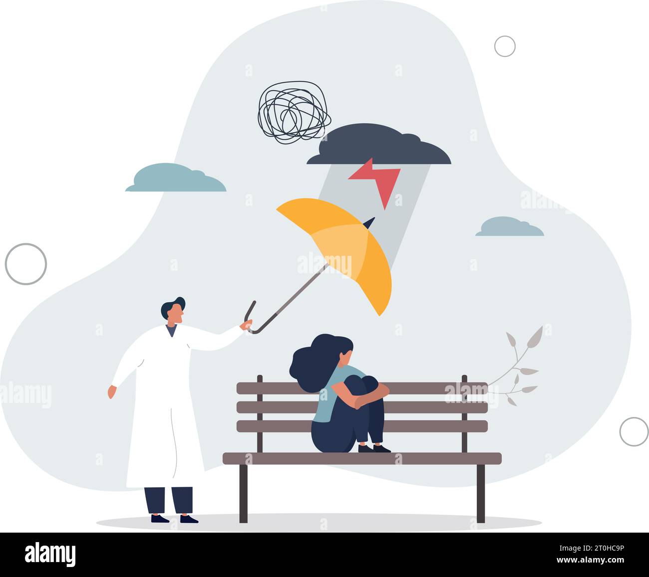 Cognitive behavioral therapy or CBT for mental health.Emotional and ...