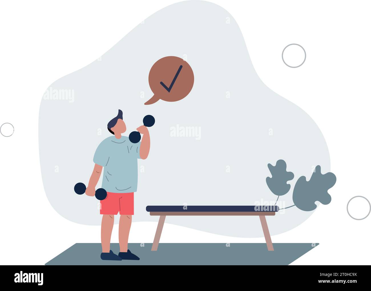 Health and fitness exercises in sport activity gym.strength gain with ...