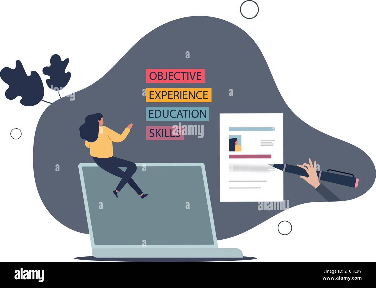 Resume writing and CV typing for vacancy application.Write objectives ...