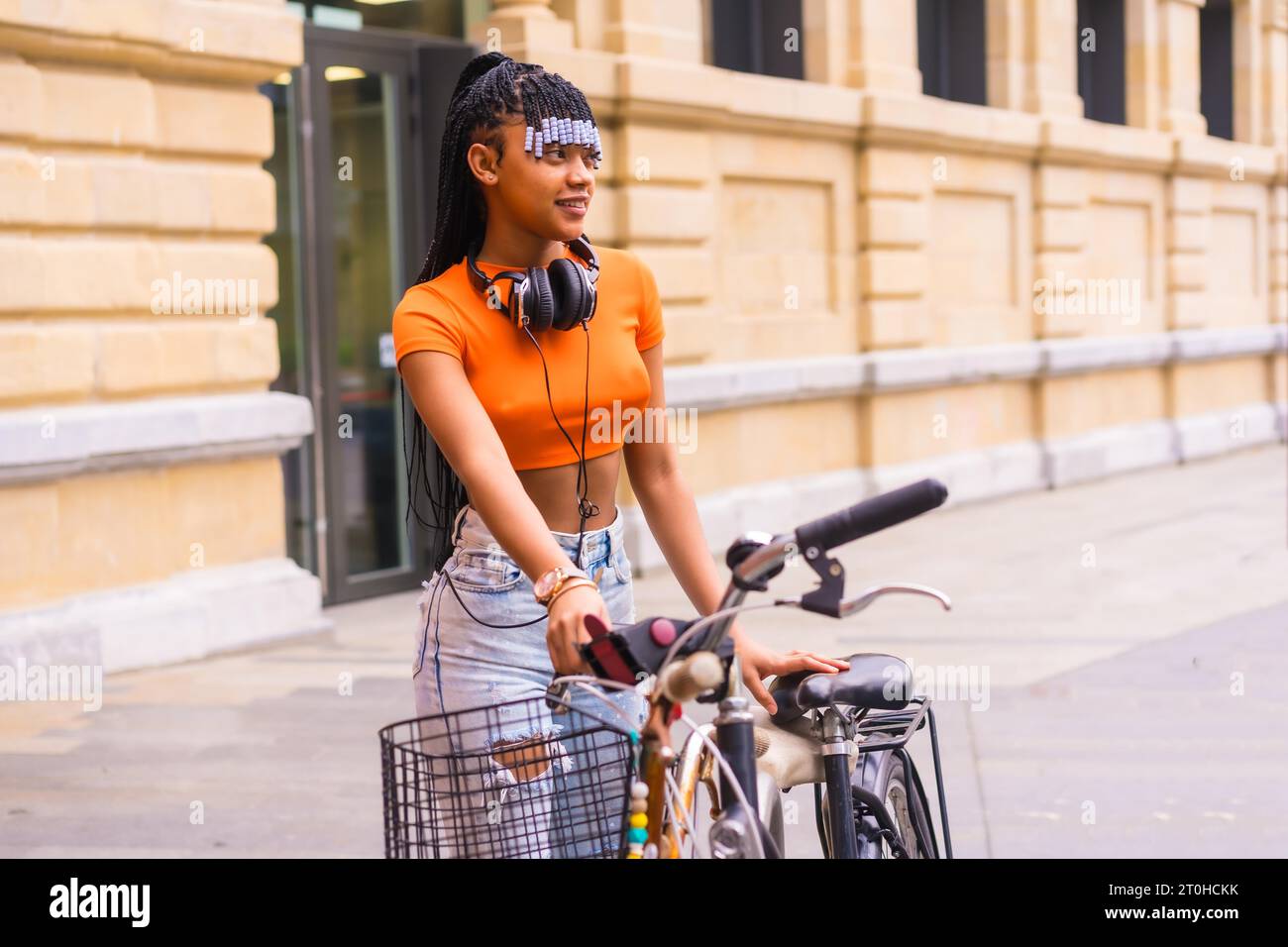 African ethnicity bicycle hi-res stock photography and images - Alamy