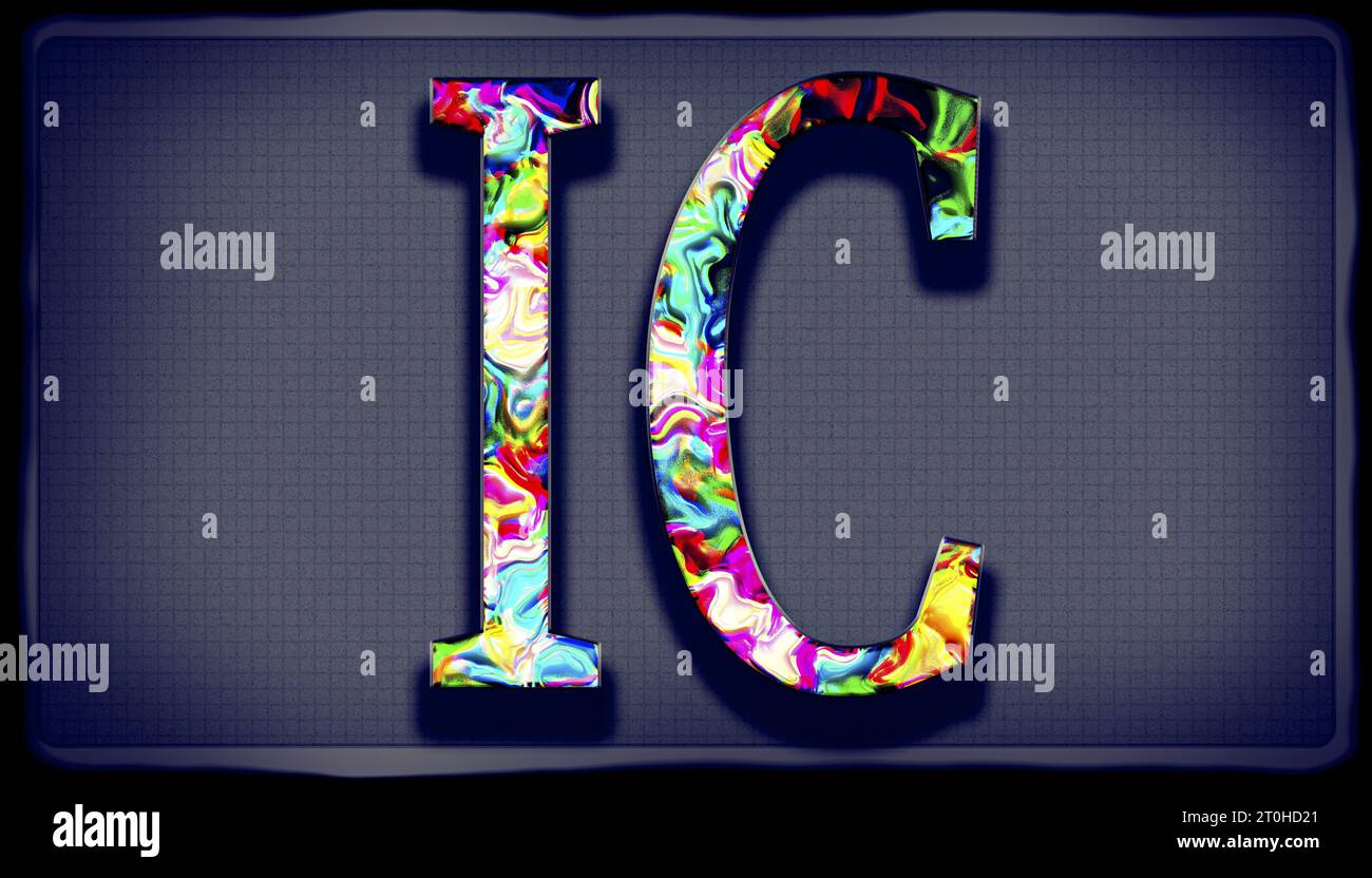 Ic letters hi-res stock photography and images - Alamy