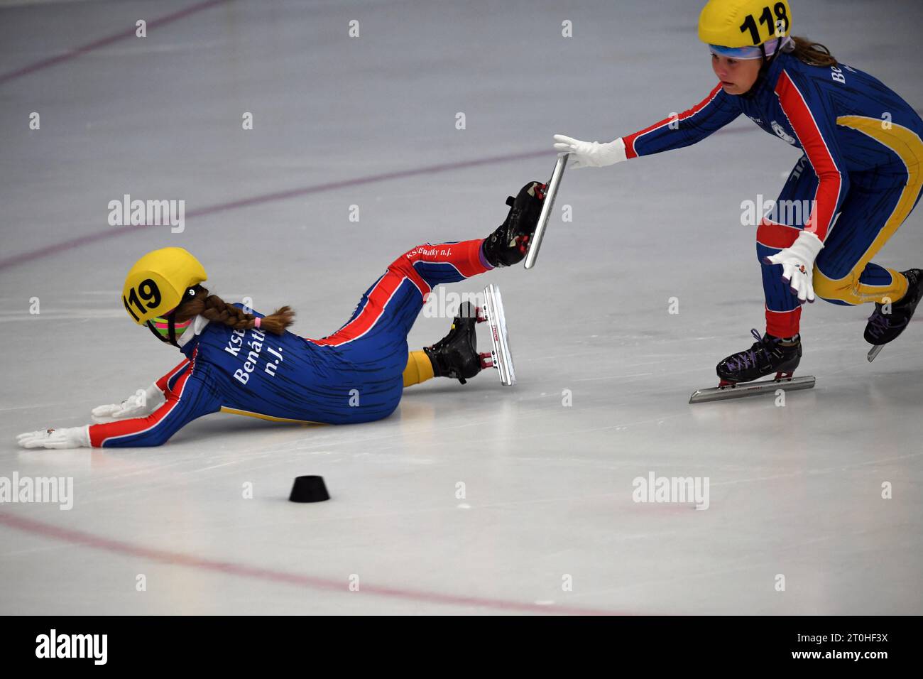 October 7, 2023, Benatky nad Jizerou, Czech Republic: Speed skaters ...