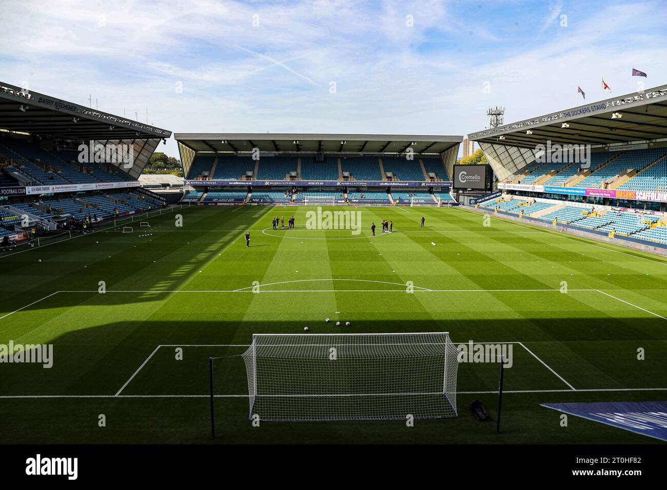 A general view of The Den before the Sky Bet Championship match at The ...