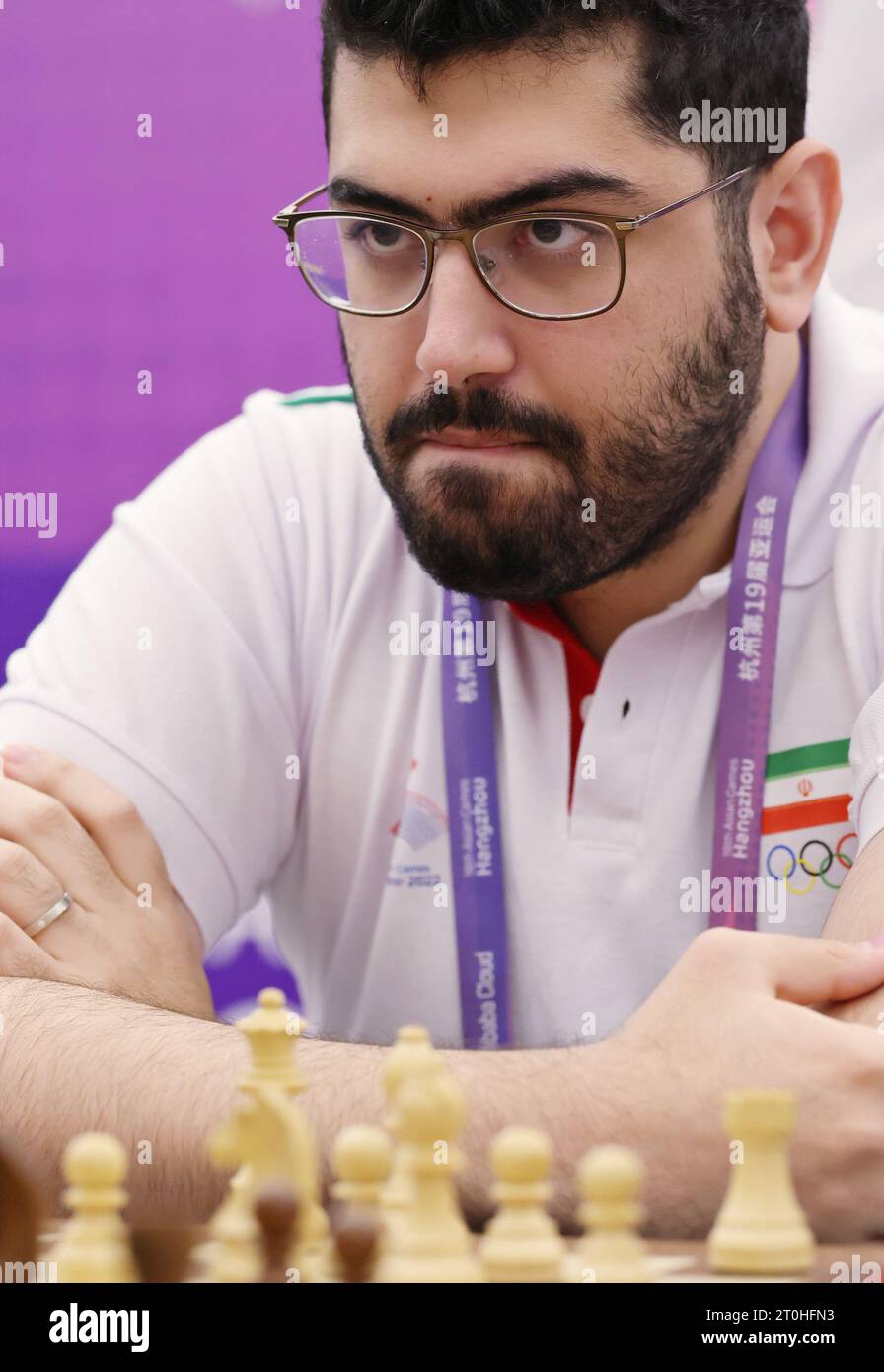 Hangzhou, China's Zhejiang Province. 7th Oct, 2023. Pouya Idani of Iran ...