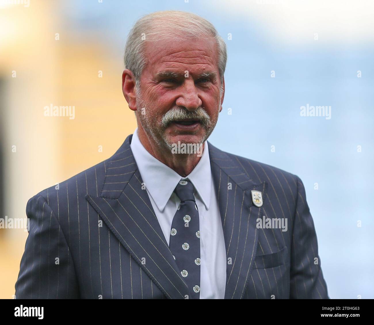 Sheffield, UK. 07th Oct, 2023. Kevin Nagle the owner of Huddersfield ...