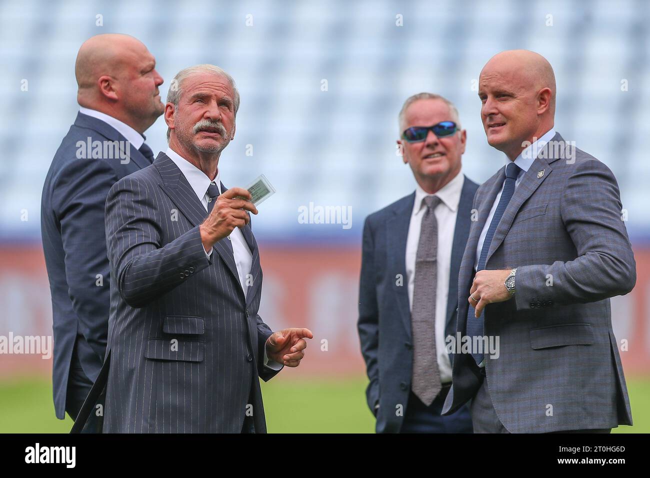 Sheffield, UK. 07th Oct, 2023. Kevin Nagle the owner of Huddersfield ...