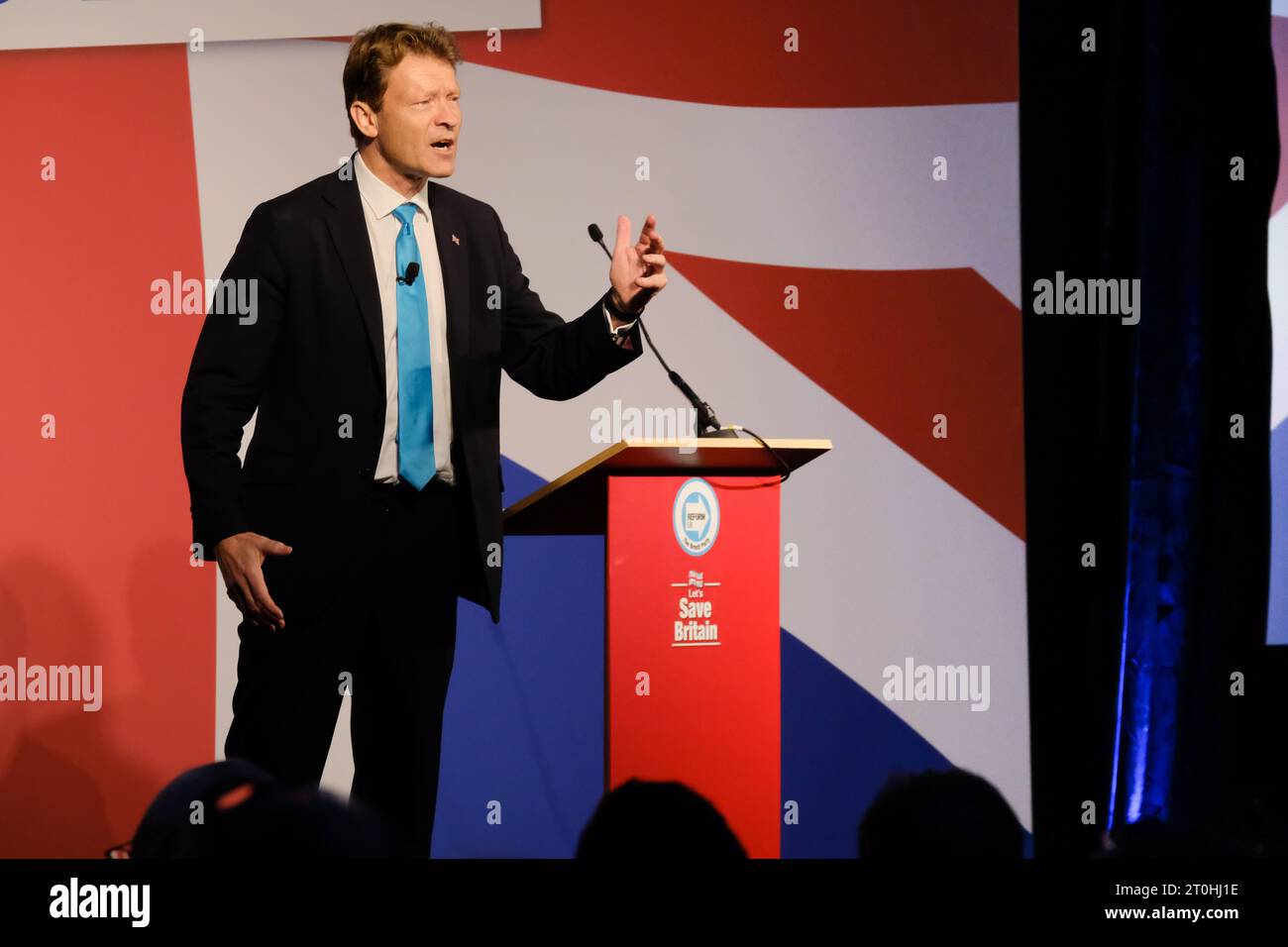 London, UK. 7th Oct 2023. The Reform Party Conference in London ...