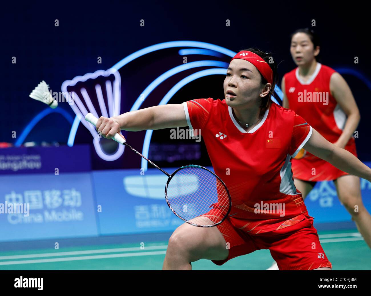 Hangzhou, China's Zhejiang Province. 7th Oct, 2023. Chen Qingchen ...