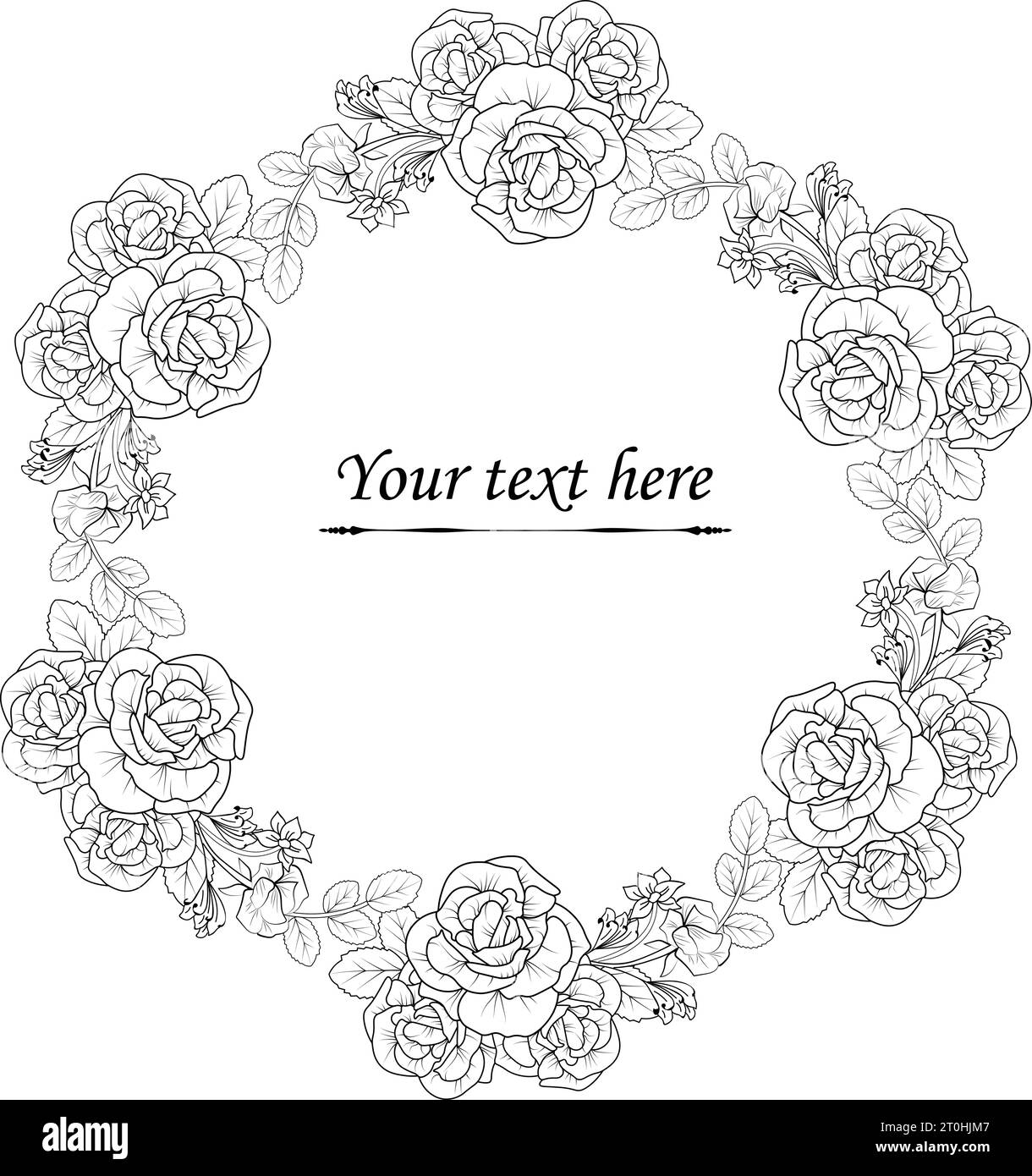 Simple decorative border Stock Vector Images - Alamy