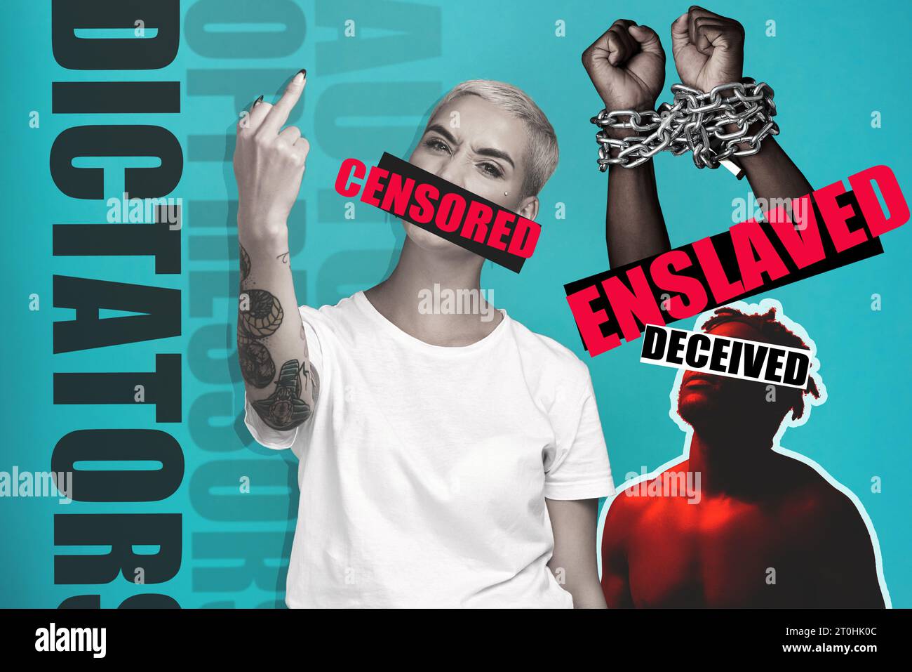 Censorship, cancel culture and the middle finger of an angry woman on a ...