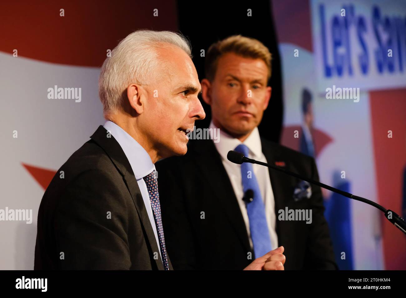 London, UK. 7th Oct 2023. The Reform Party Conference in London. Ben ...