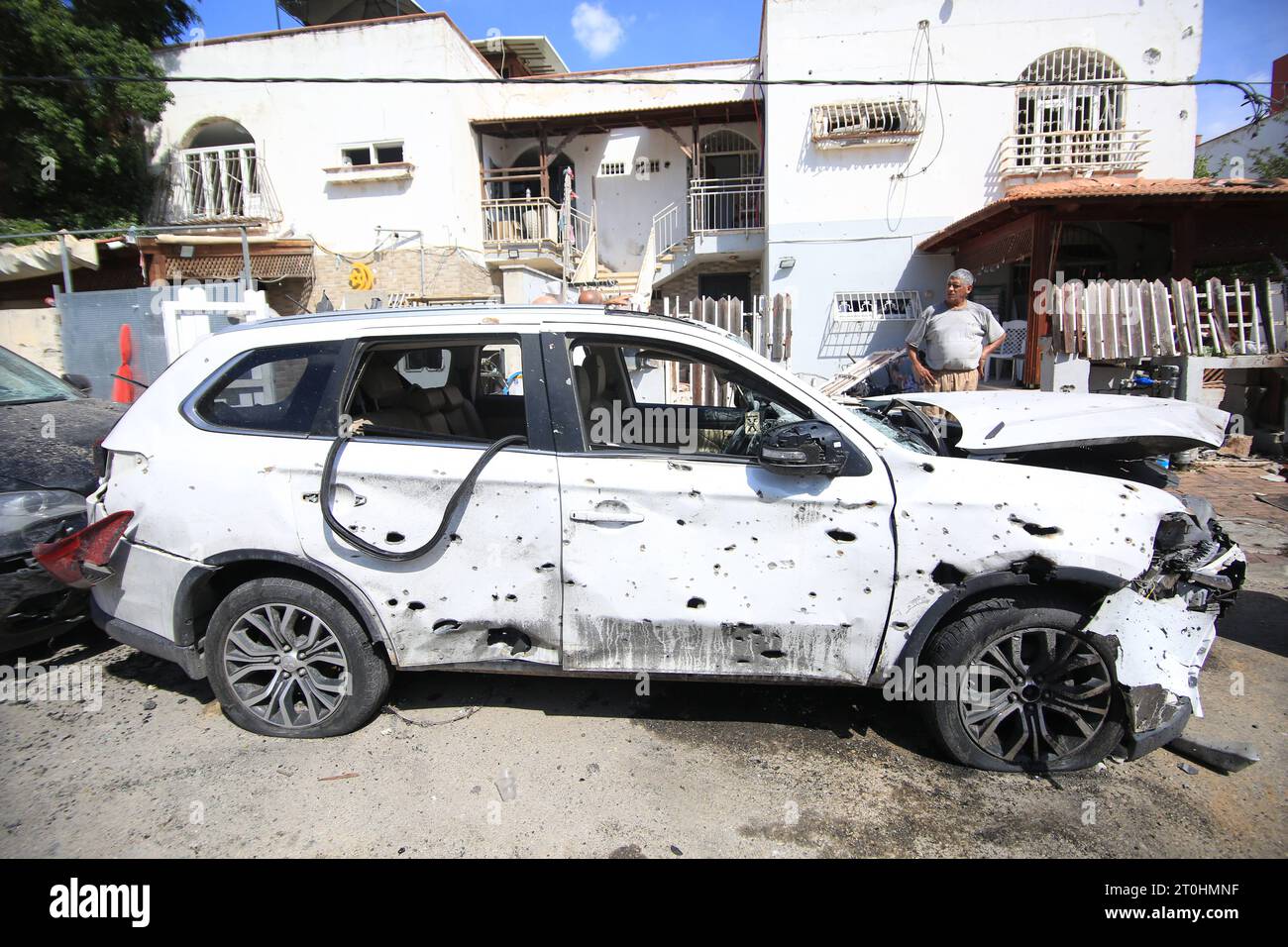 Damage caused by rockets fired from the Gaza Strip into Israel RAMLA ...