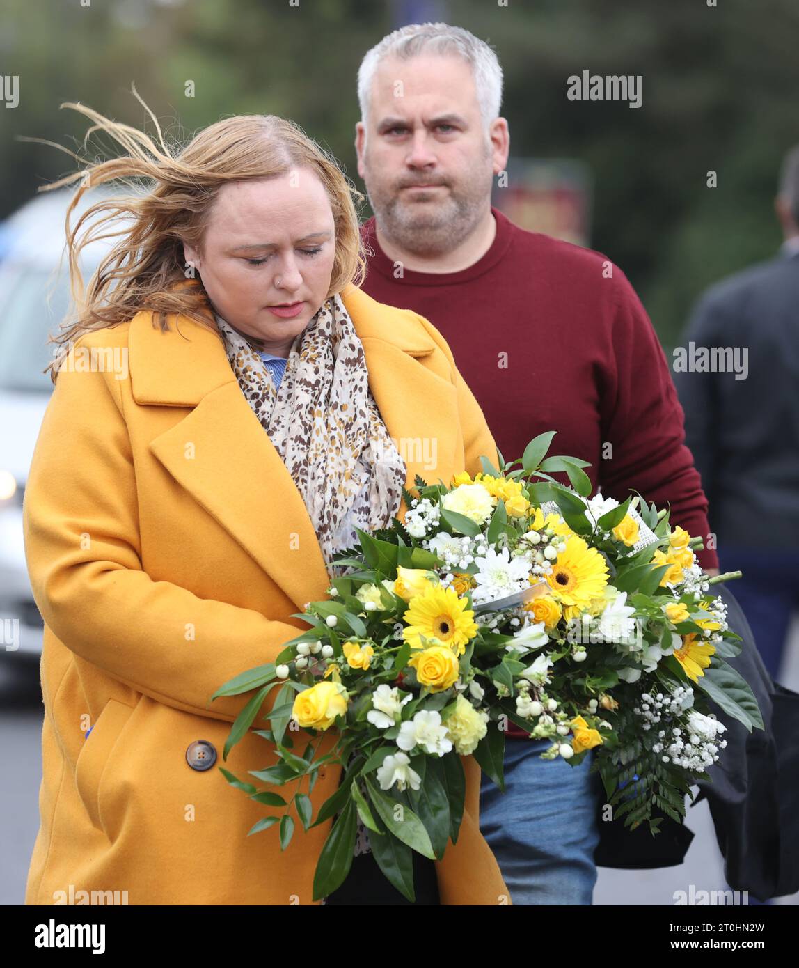 Donna and Hugh Harper, the parents of 14-year-old Leona Harper who died ...