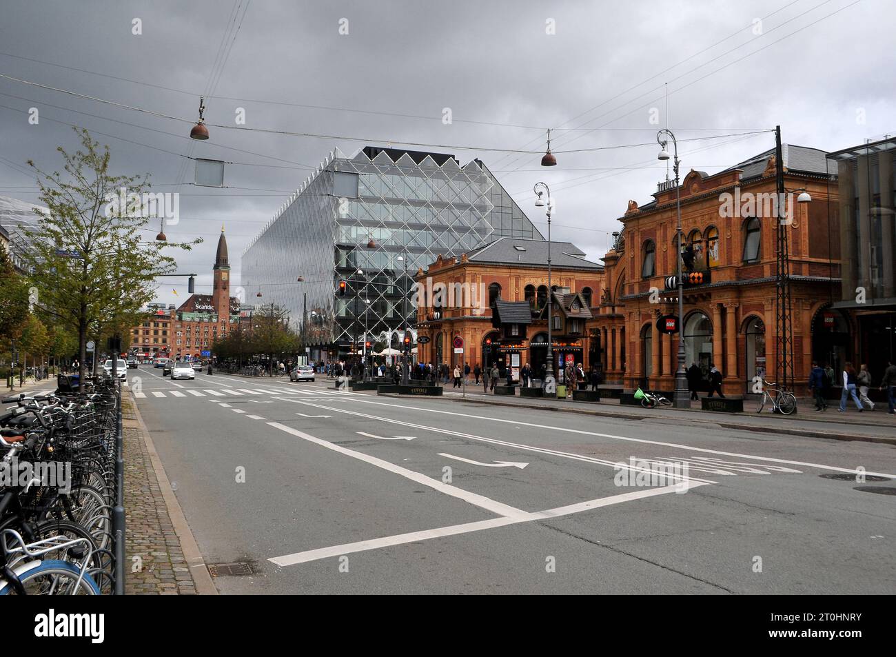 07 October. 2023/. Vesterbrogade view of Tivoligarden main enterance ...